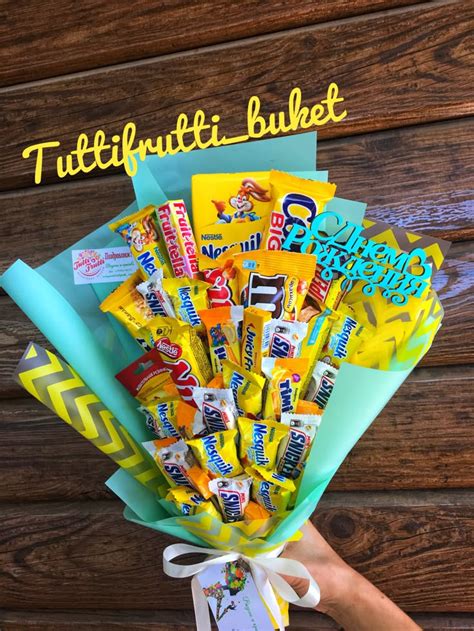 Пин от пользователя Nadia Hanifa на доске Bouquet T Съедобные подарки своими руками