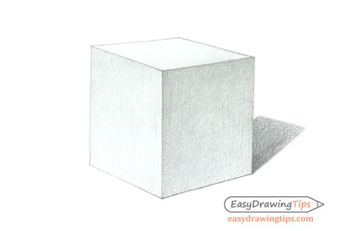 Cube Drawing Shaded