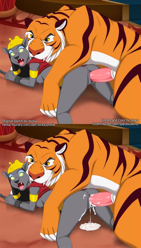Rule 34 1boy 1girls Absurd Res Aladdin Anthro Anthro On Feral Black Hair Bodily Fluids Bondage