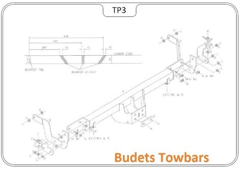 Citroen Relay 2006 To 2023 Tow Trust Flange Tow Bar Kit