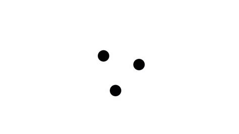 Animation Of Dots Loading Progress Indicator With Rotating Triangle