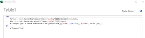 How To Use Named Ranges In Power Query