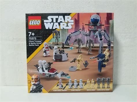 75372 Lego Star Wars The Clone Wars Clone Trooper And Battle Droid Battle