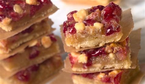Cranberry Walnut Bars Karo