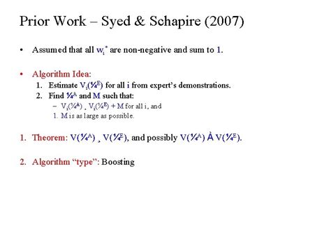 Apprenticeship Learning Using Linear Programming Umar Syed Michael