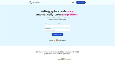 Renderlet Build Interactive Apps That Run Anywhere