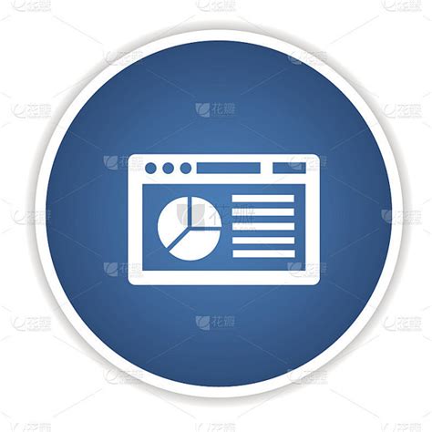 软件设计上蓝色按钮，干净矢量