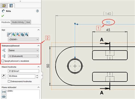 Učíme Se Solidworks Jak Se Zadávají Tolerance Můjsolidworks Cz