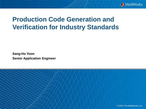 Pdf Production Code Generation And Verification For Industry · A