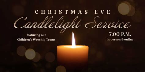 Candlelight Christmas Eve Service First Baptist Church