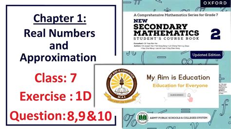 Exercise 1d Question 8 9 And 10 Word Problems Estimation Aps Math