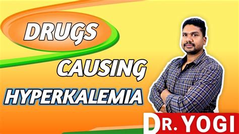 Drugs Causing Hyperkalemia Youtube