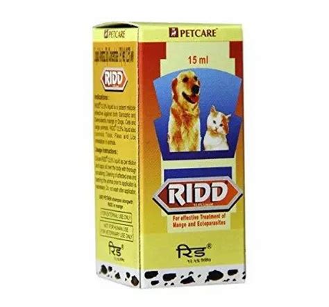Ridd Anti Tick And Flea Solution Controller 15 Ml Products For Pets