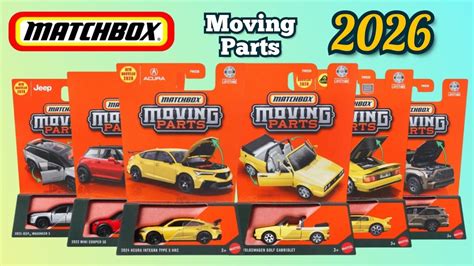 2026 Matchbox Moving Parts Brings Three New Cars To The Table
