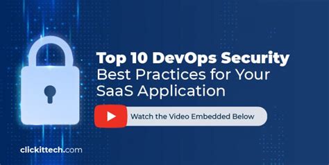 DevOps Security Best Practices For Your SaaS Application