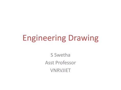 Engineering Drawing Introduction Ppt