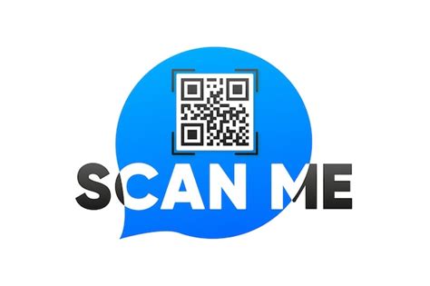 Premium Vector Scan The Qr Code Banner Scanning A Qr Code For A Smartphone Qr Code For Mobile