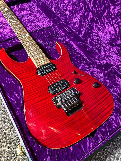 Ibanez Rg20126 Sru J Custom Scarlet Ruby Guitar Price Reverb