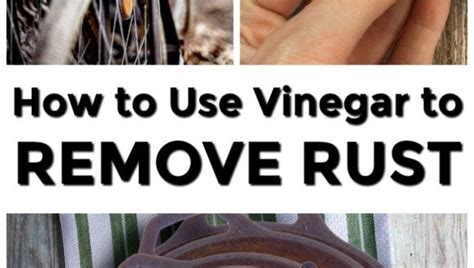 How To Use Vinegar To Remove Rust From Metal Cast Iron And MORE Vinagre Cafeteria