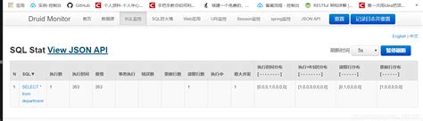 Springboot整合druid数据源并开启druid后台监控纯yml配置comalibabadruidpool