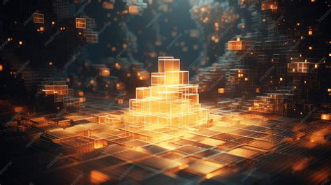 Premium Ai Image Background Voxel Nano Structure Illustration Design 3d Science Macro Backdrop