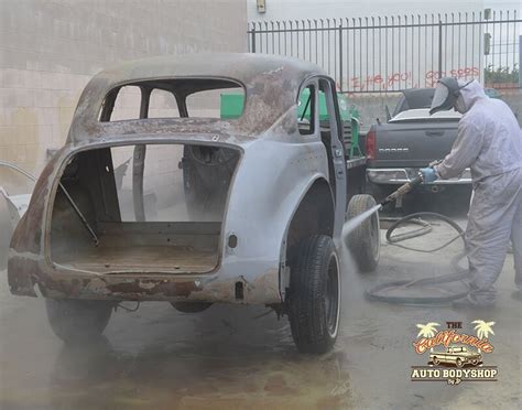 The California Auto Body Shop Sand Blasting Los Angeles Ca