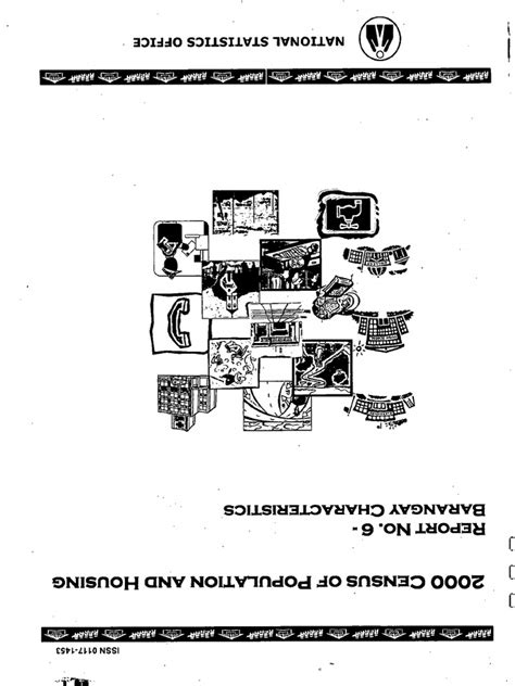 2000 Cph Report No6 Barangay Characteristics Pdf Philippines