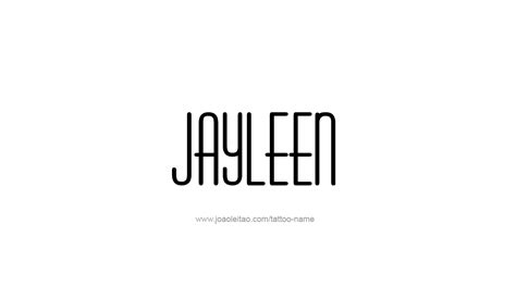 Jayleen Name Tattoo Designs