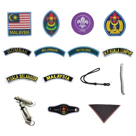 Lencana Pengakap Scout Accessories Lencana Keahlian Selangor Gombak Dunia Skaf Wogel