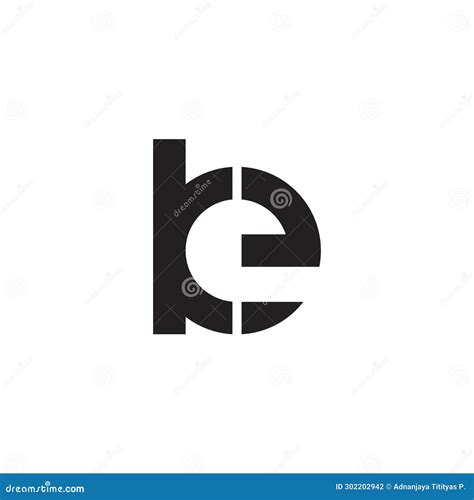 Letter Be Simple Linked Line Round Logo Vector Stock Vector Illustration Of Business Digital