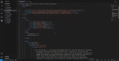 Video Vruthika L S On Linkedin Webdevelopment Internship Codsoft Portfolio