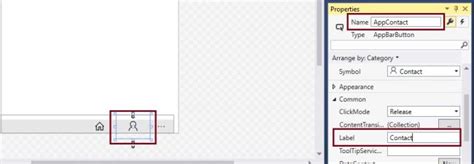 Working With The Appbar And Command Bar Control In Universal Window App
