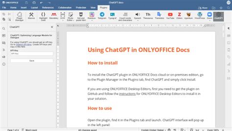 So Integrierst Du ONLYOFFICE Docs Mit ChatGPT HowtoForge