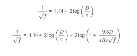 Friction Factor Calculator For Turbulent Flow Rough Pipes In Hvac Systems