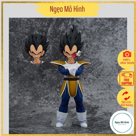 Mô Hình Dragonballs Mô Hình Hoàng Tử Vegeta Cao 24cm Có Kính Tháo Rời