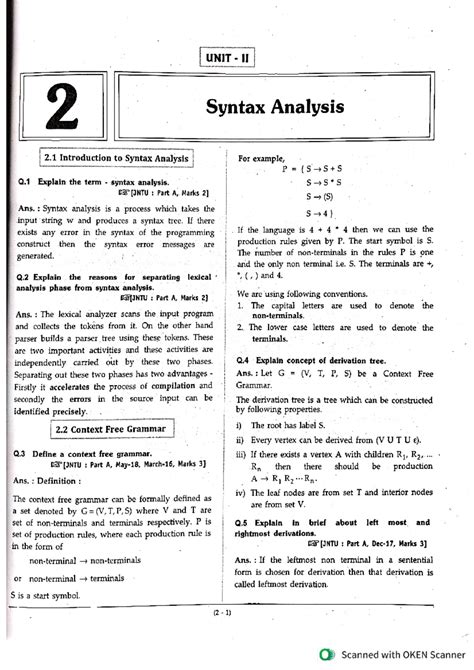 Compiler Design Lab Lab Manual Compiler Design Laboratory Manual And Record B R18 Iii