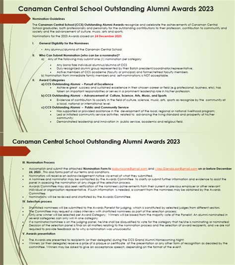 Ccs Oaa Guidelines Pdf