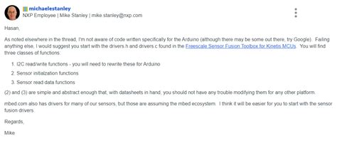 Solved Freescale Sensor Toolbox Arduino Nxp Community