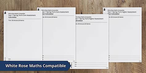 👉 White Rose Maths Year 7 Spring Term Assessment Beyond