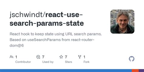 Github Jschwindtreact Use Search Params State React Hook To Keep State Using Url Search