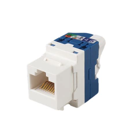 Rotate Cat6 Rj45 Adapter Ethernet Connector Wall Panel Mount Connector In Line Coupler Keystone