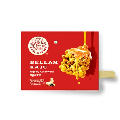 G Pulla Reddys Kaju Sweet Bellam Kaju 250gms Grocery And Gourmet Foods
