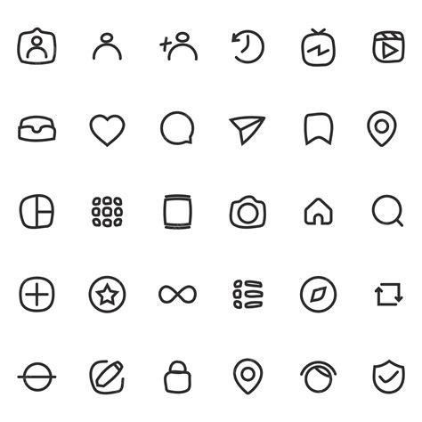 새로운 인스타그램 아이콘 세트 벡터 인스타그램 아이콘 인스 타 그램 아이콘 Png 일러스트 및 벡터 에 대한 무료 다운로드 Pngtree