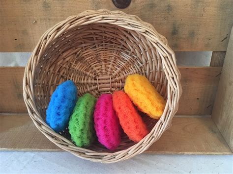 Set Of 5 Nylon Net Scrubbies Etsy
