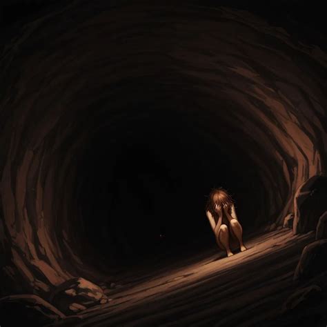 Olivia Woman In Cave
