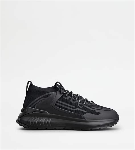 Man Black Nocode J In Technical Fabric And Leather Xxm07i0fy8064q5b999