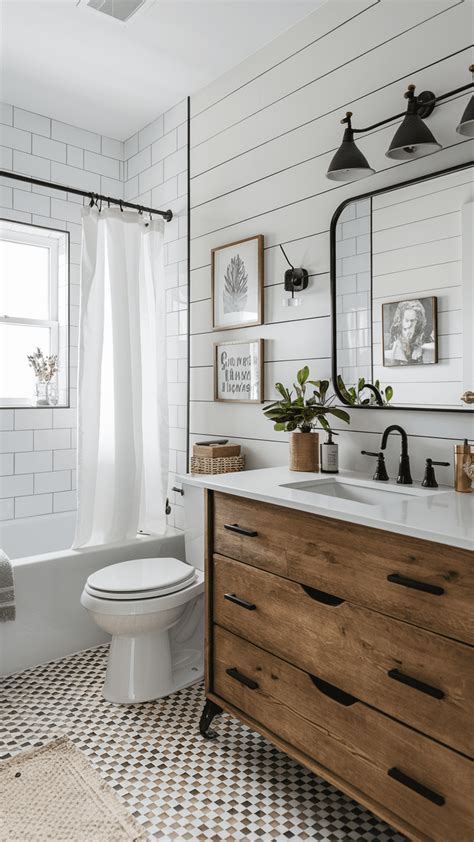 35 Modern Farmhouse Bathroom Ideas To Inspire Your Next Renovation