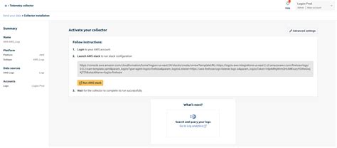 Send AWS Data With Telemetry Collector Logz Io Docs
