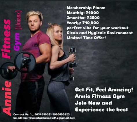 Annie Fitness Gym Unisex Anniefitnessgym • Instagram Photos And