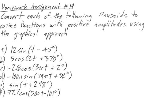 Solved Homework Assignment Convert Each Of The Following Chegg